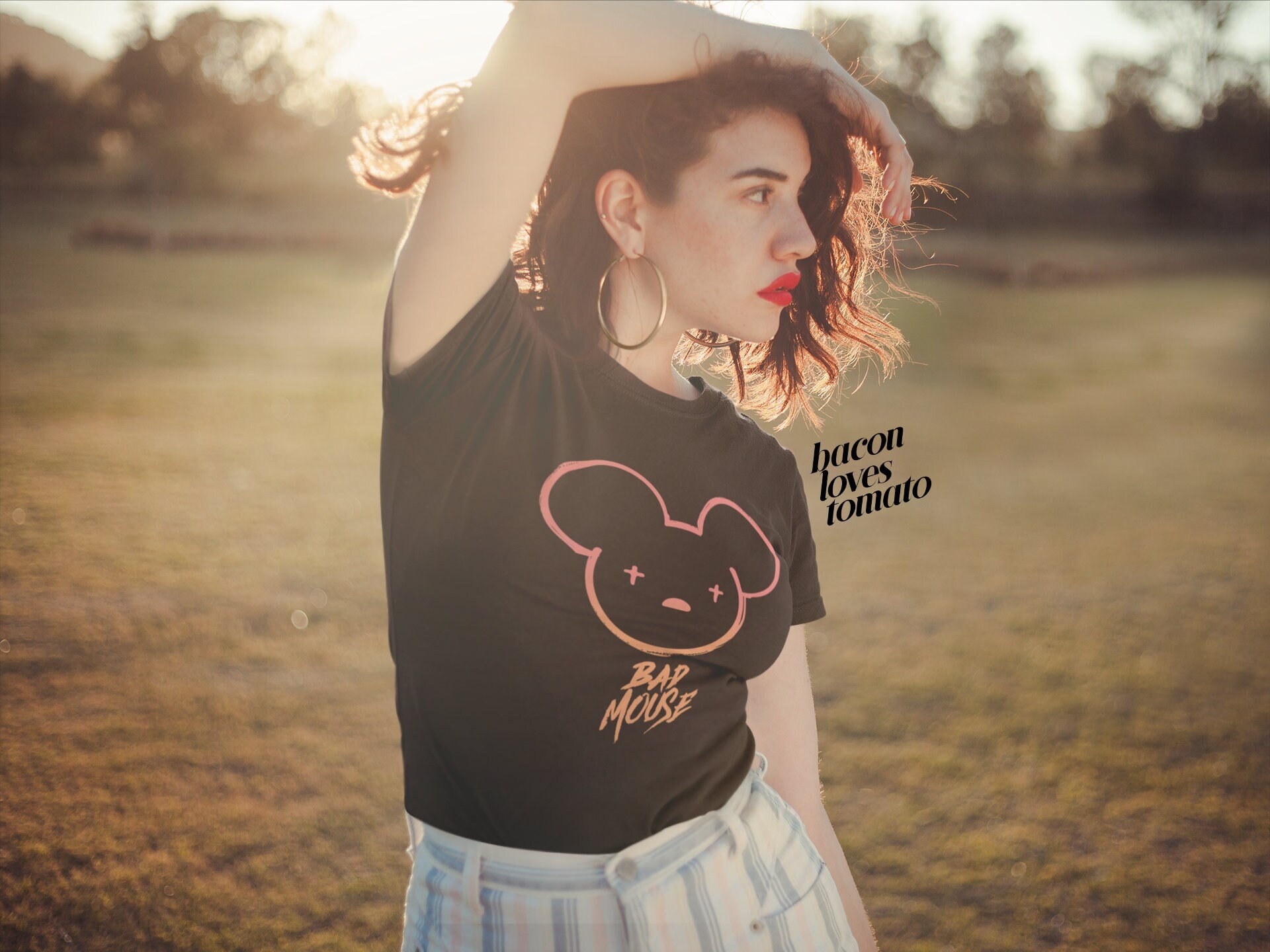 Bad Mouse Bad Bunny and Mickey Mouse Inspired Mashup Unisex - Etsy