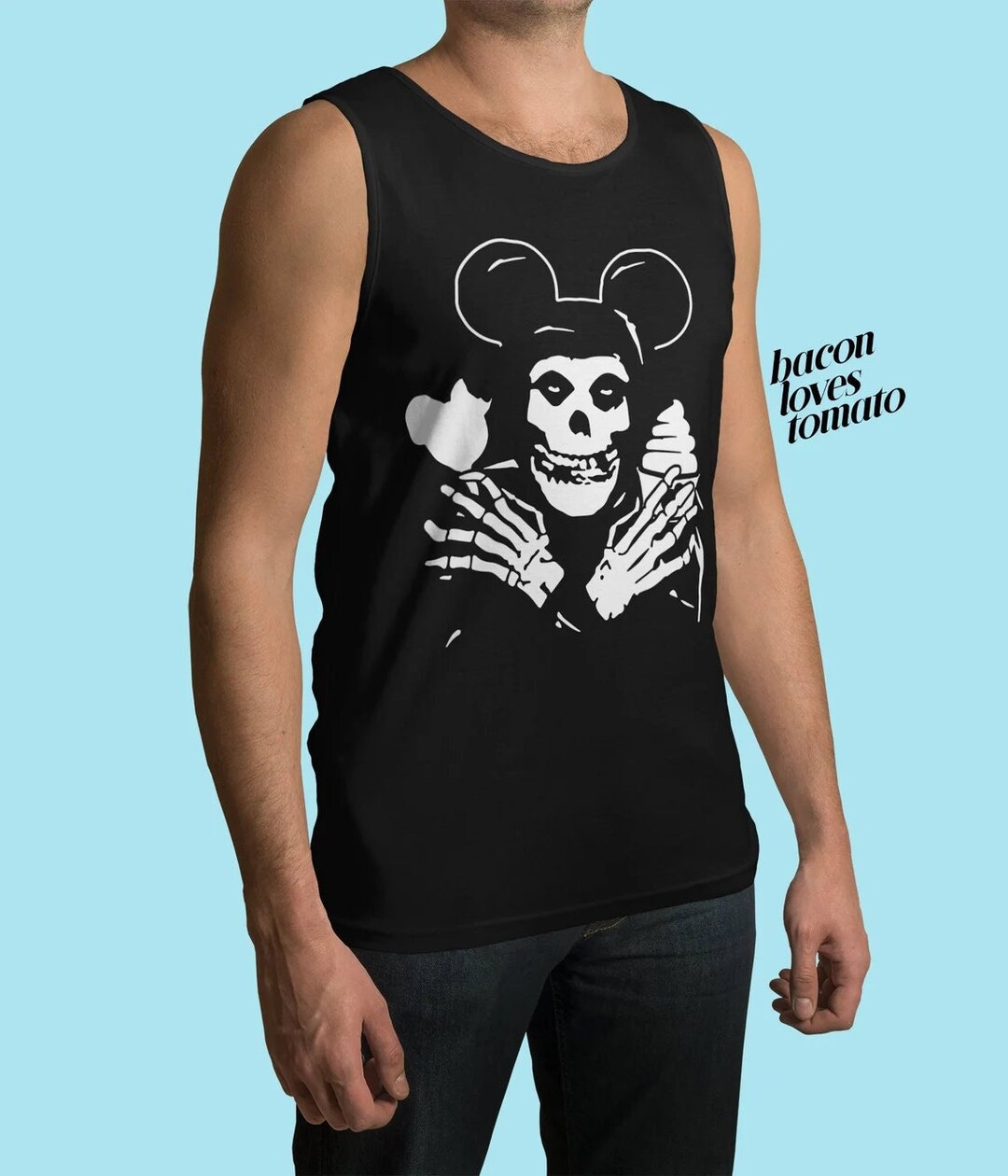 Mickey Mouse Misfit Punk Rock Mashup Men's Ultra Cotton - Etsy