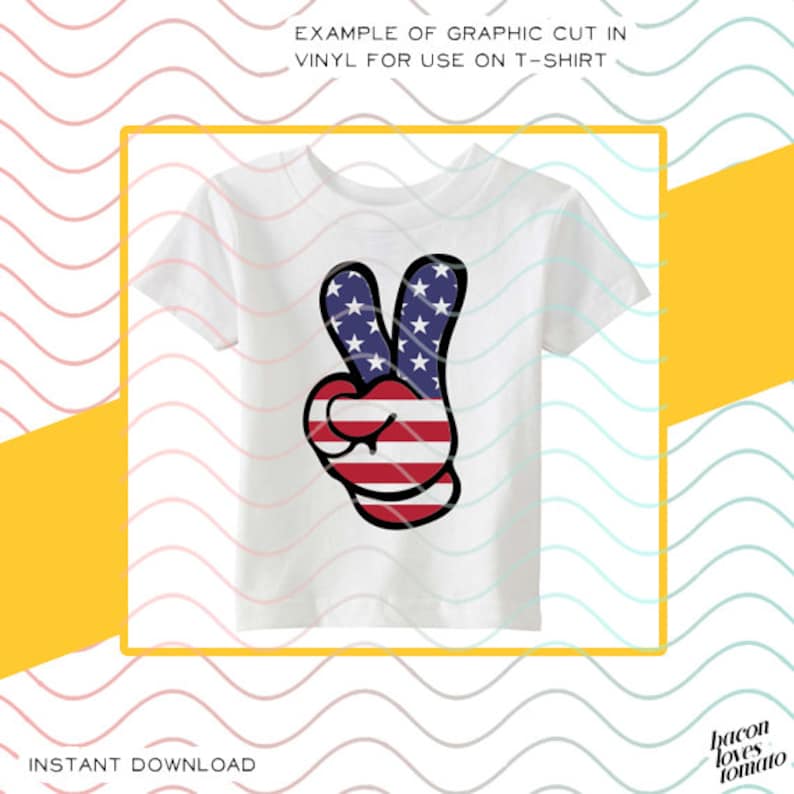 Mickey Mouse Glove USA Flag Peace Sign SVG / Studio / Png File - Etsy