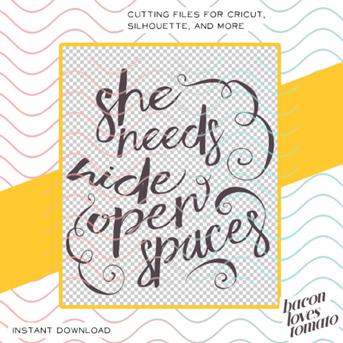 She Needs Wide Open Spaces Wide Open Spaces Lyric by Dixie | Etsy