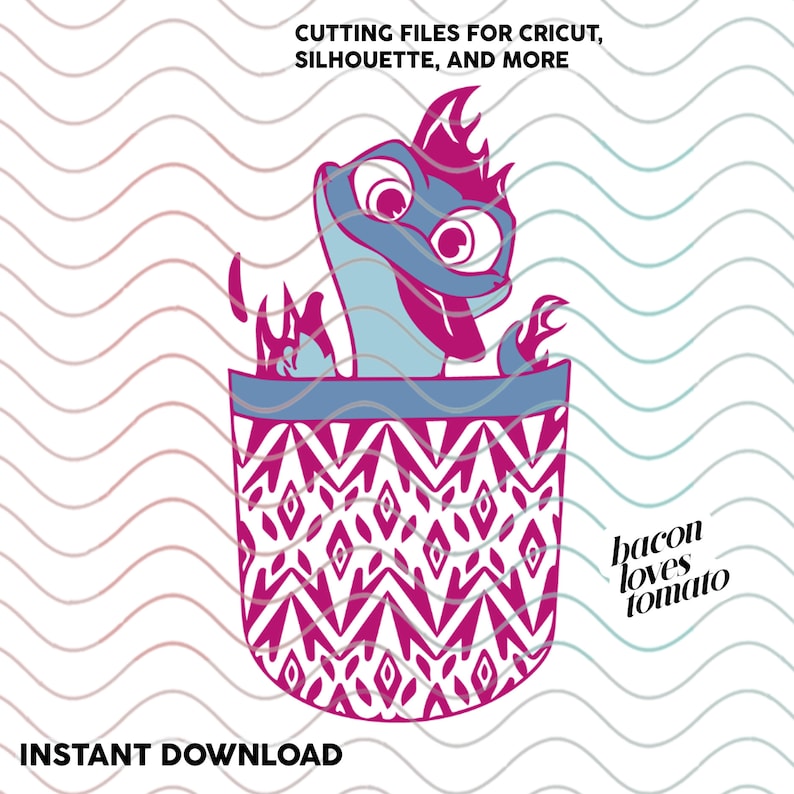 Bruni Fire Spirit Pocket Frozen 2 SVG / Studio / PNG / File for Cutting ...