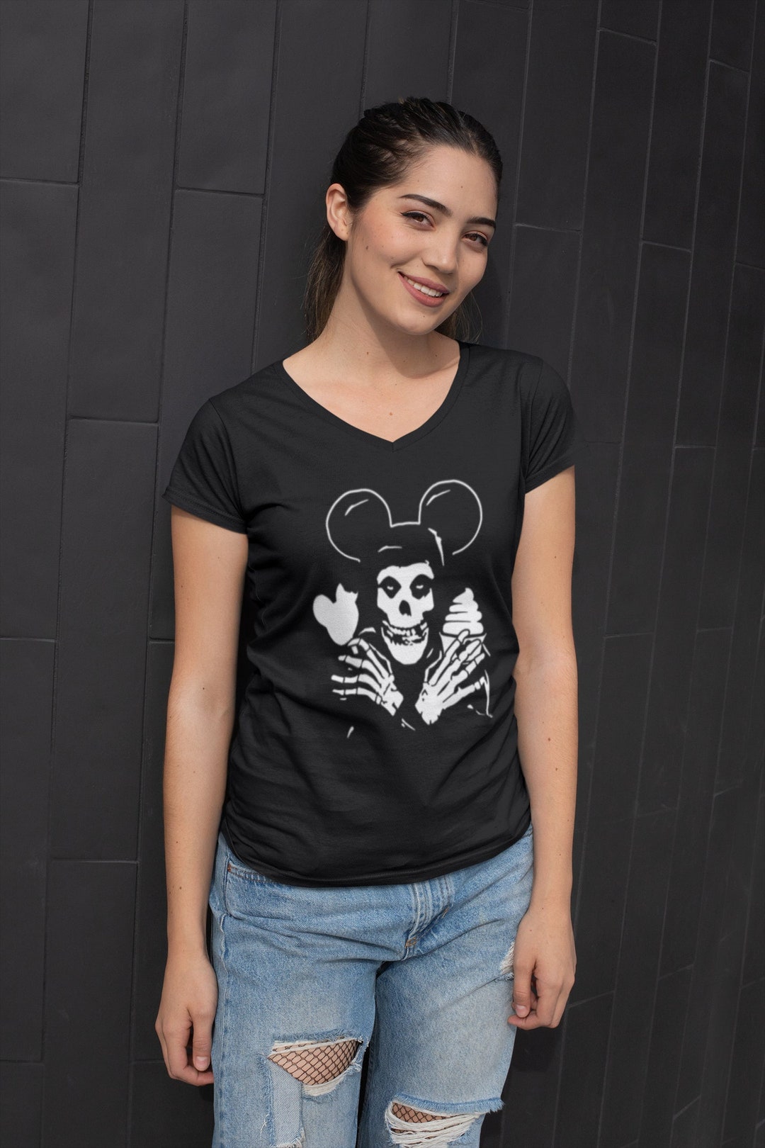 Mickey Misfits Mashup - Mickey Mouse Punk Rock Inspired Super Soft ...