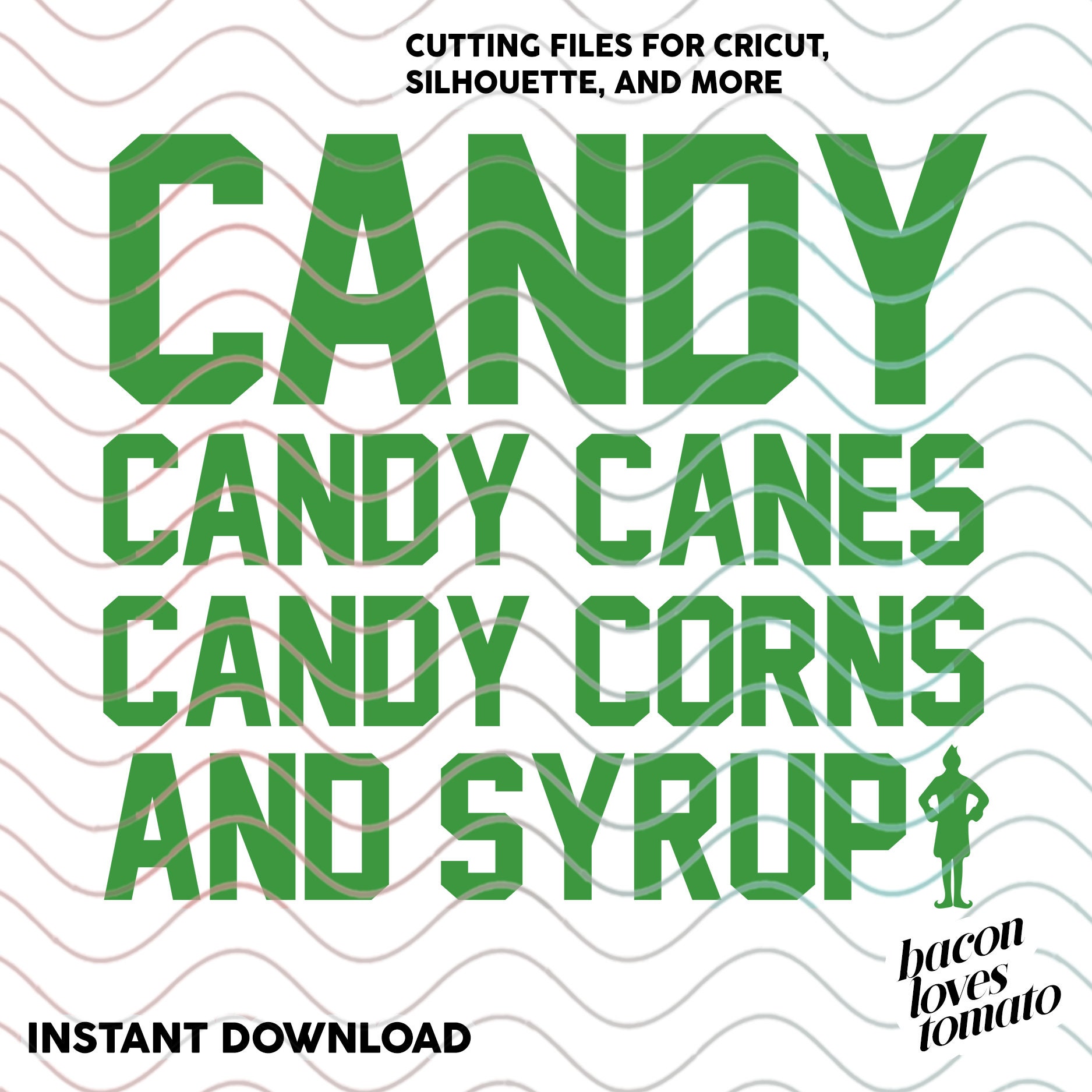 Elf Four Main Food Groups - Candy Candy Cane Candy Corns and Syrup SVG ...