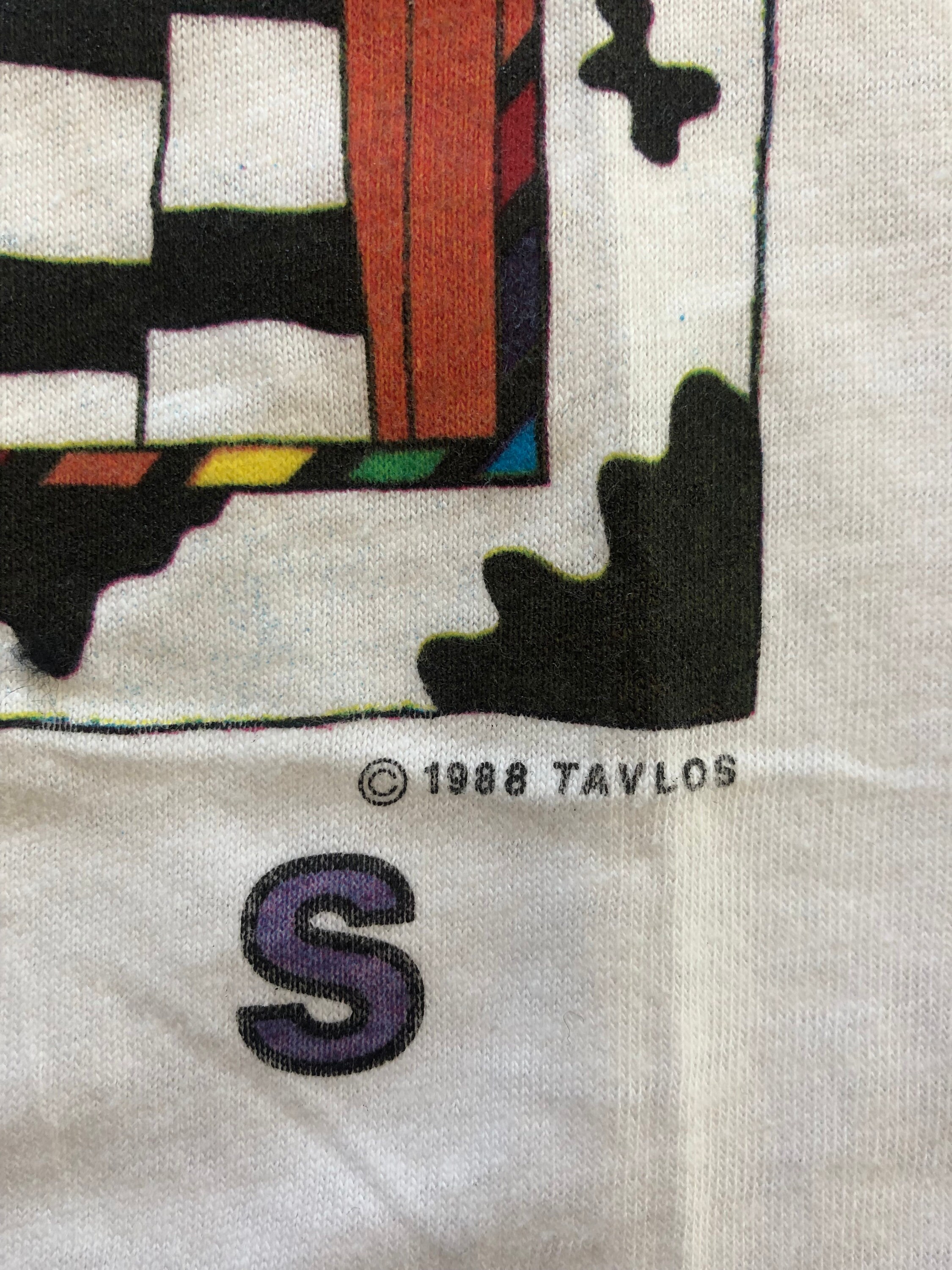 1988 Beastie Love Tavlos Shirt Vintage 80s Tee Abstract Art - Etsy