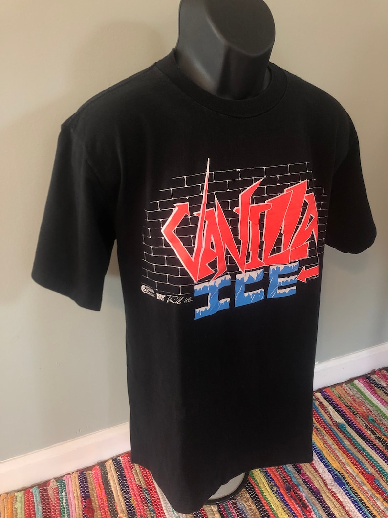 1990 Vanilla Ice Concert Tour Shirt Vintage Rap Tee Band Ice Ice Baby ...
