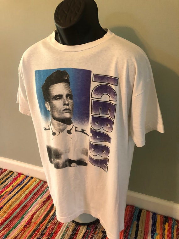 90s Vanilla Ice Concert Tour Shirt Vintage Rap Tee Ic… - Gem