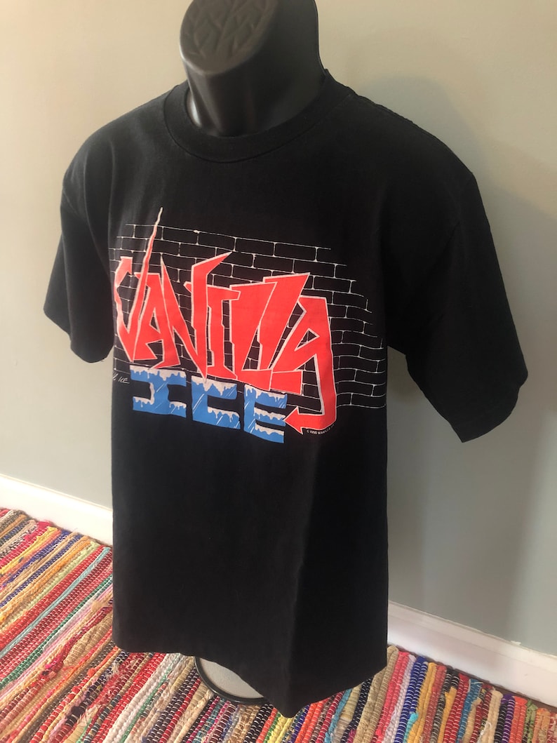 1990 Vanilla Ice Concert Tour Shirt Vintage Rap Tee Band Ice Ice Baby ...