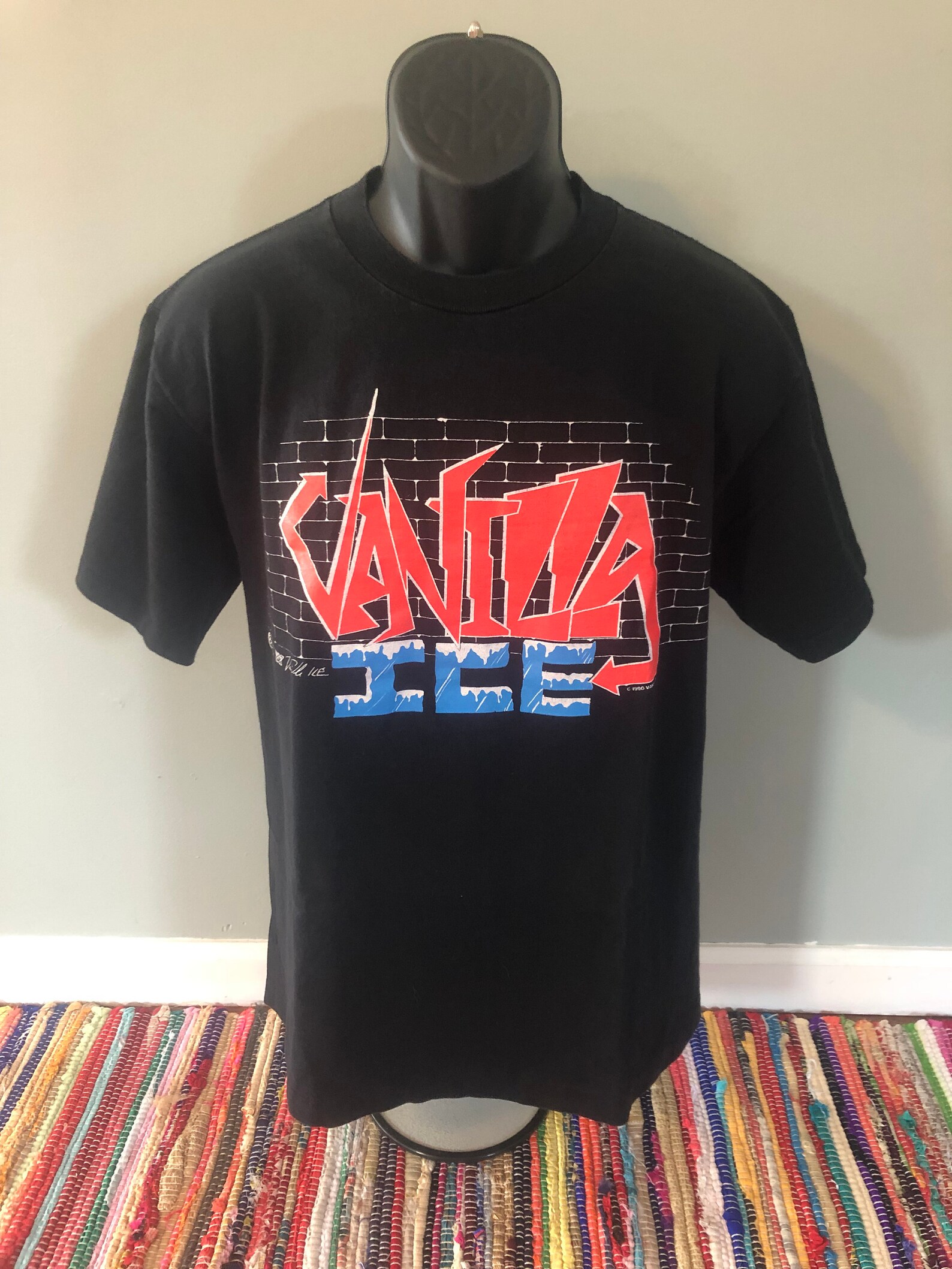 1990 Vanilla Ice Concert Tour Shirt Vintage Rap Tee Band Ice Ice Baby ...