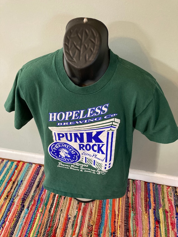 1992 Punk Rock Hopeless Records Shirt VIntage 90s Ban… - Gem