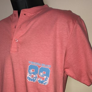 1989 Virginia Beach Spring Break Shirt Vintage Tee 80s Hanes Beefy Neon ...