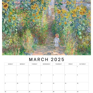 2025 Claude Monet Calendar - Etsy