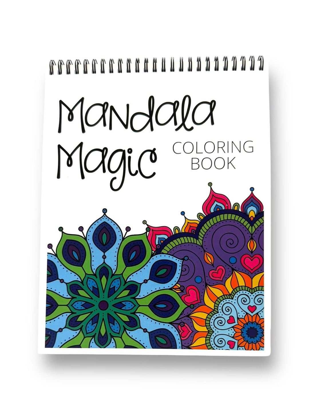 Mandala Magic Coloring Book, Coloring Book - Etsy