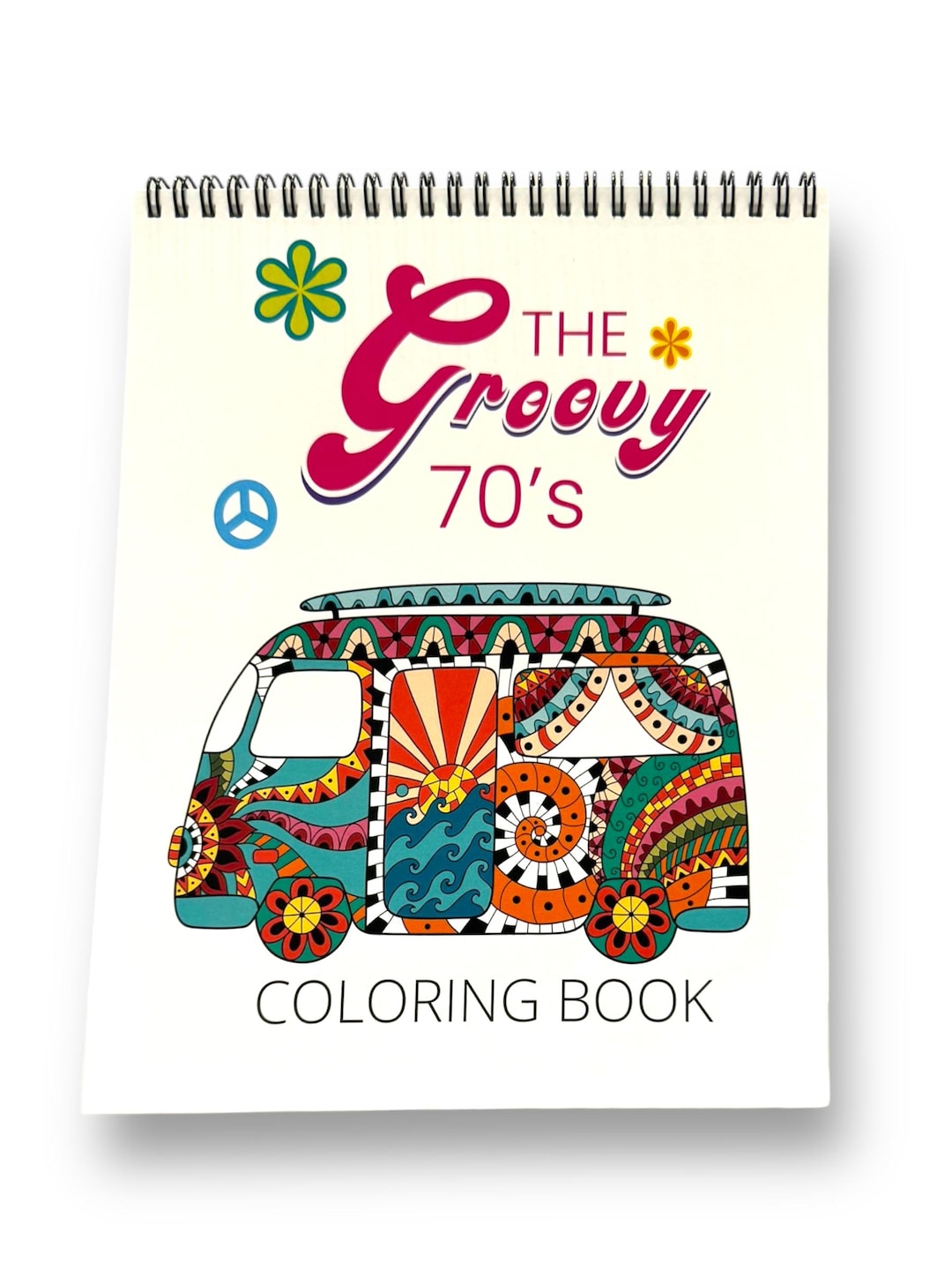 Groovy 70's Coloring Book, Coloring Book, Hippie Coloring Book - Etsy