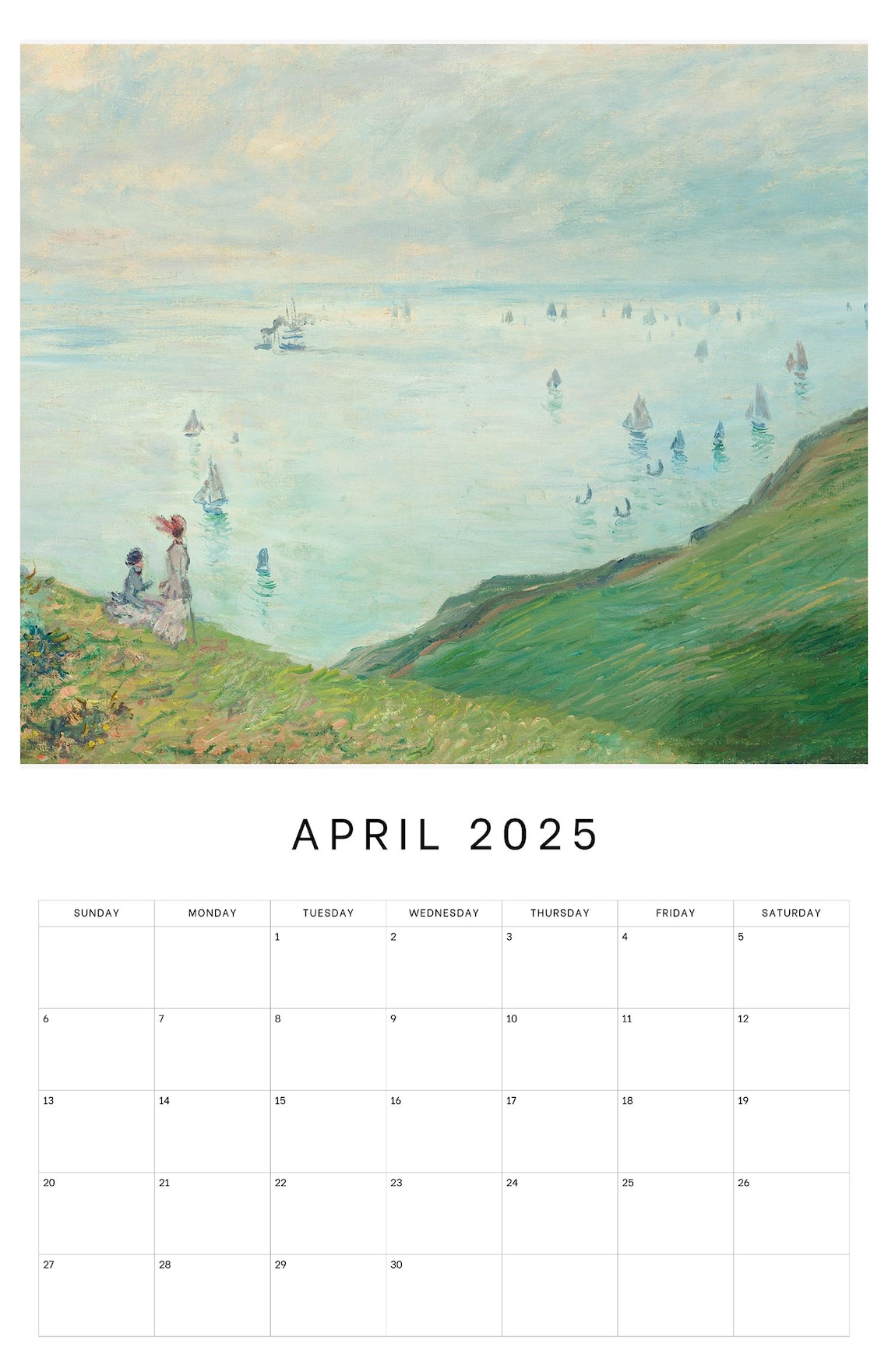 2025 Claude Monet Calendar - Etsy