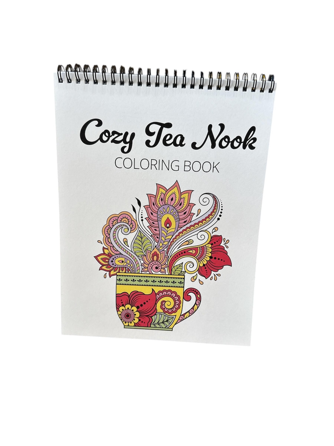 Cozy Nook Coloring Book, Coloring Book, Tea - Etsy