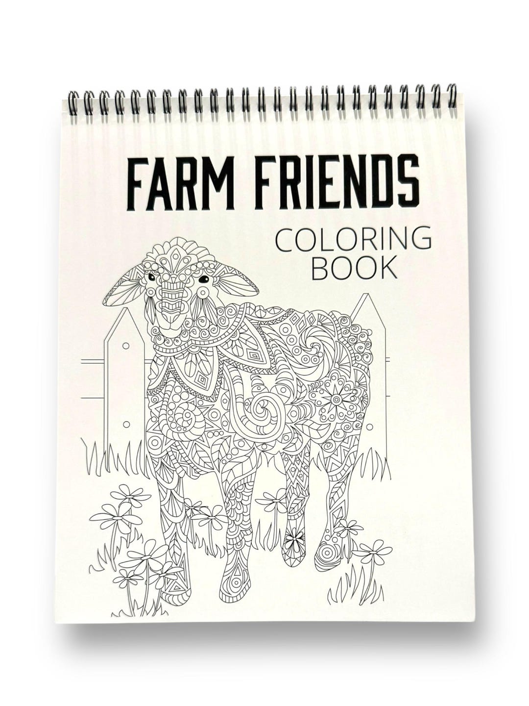 Farm Friends Coloring Book, Coloring Book - Etsy