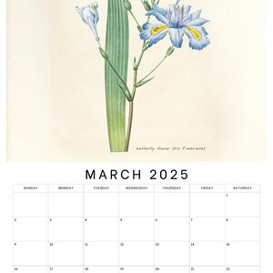 2025 Vintage Florals Calendar - Etsy