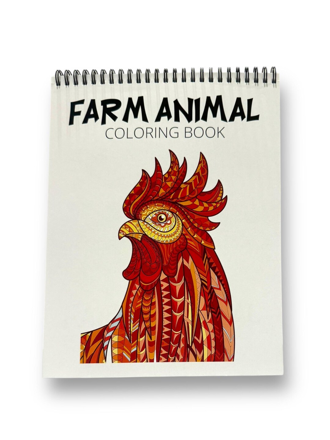 Farm Animal Coloring Book, Coloring Book - Etsy