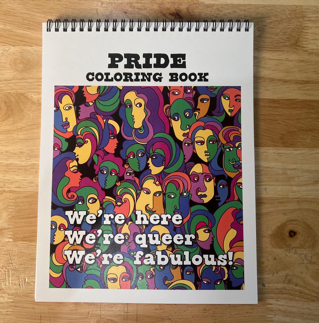 Pride Coloring Book, Coloring Book - Etsy