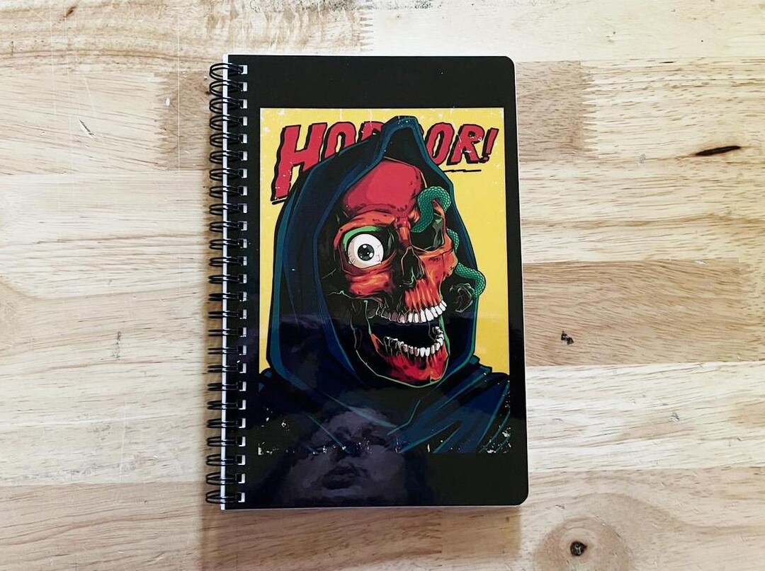 Horror Zombie Journal, Spiral Journal, Notebook, Halloween, Zombie ...