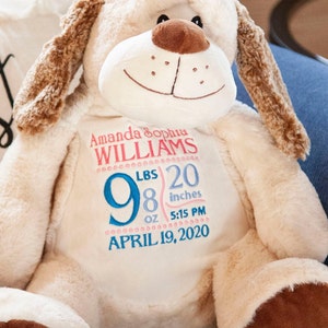 Personalized Stuffed Animals / Elephant / Moose / Bear / Cow / Dog ...