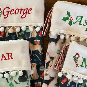 Labrador Retriever Christmas Stocking / Dog Stocking / Personalized ...