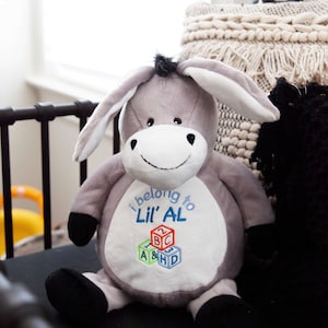 Personalized Stuffed Animals / Elephant / Moose / Bear / Cow / Dog ...