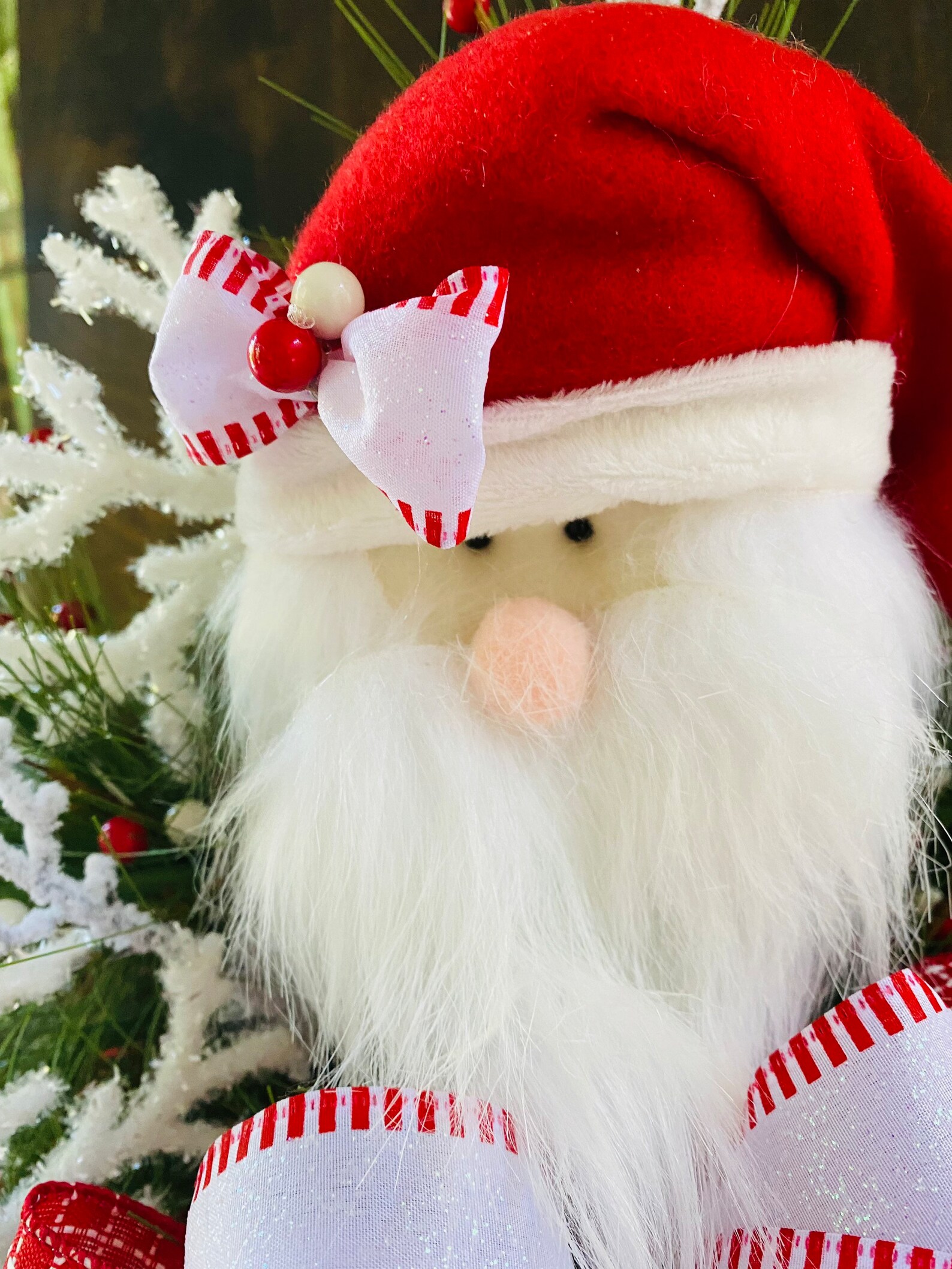 Santa Table Centerpiece Christmas Island Decor Holiday Table - Etsy