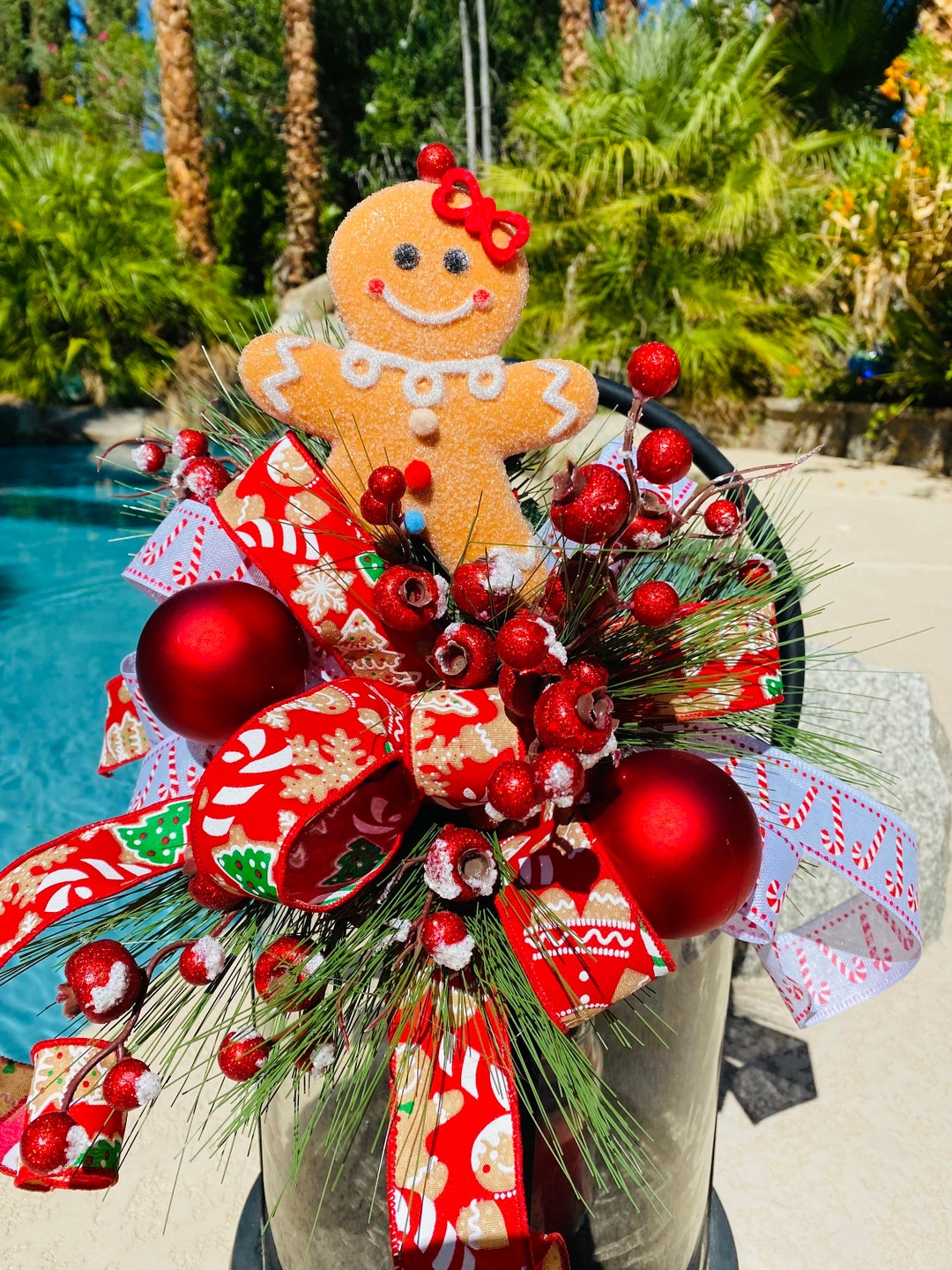 Christmas Swag, Gingerbread Table , Gingerbread Decor, Holiday Table ...