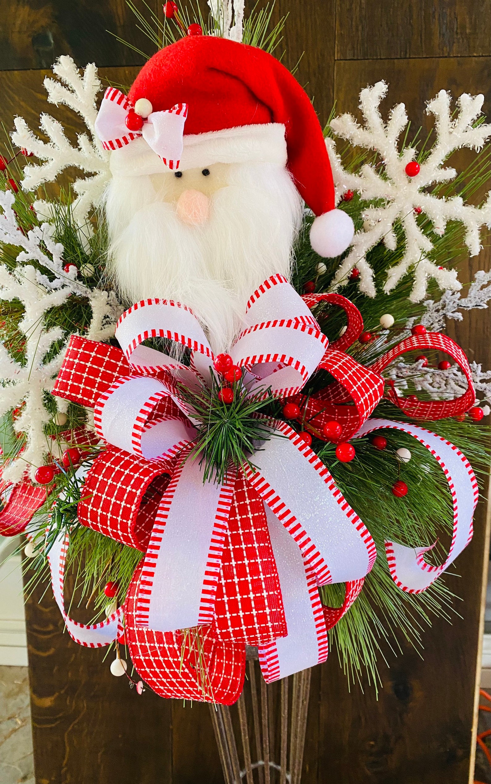 Santa Table Centerpiece Christmas Island Decor Holiday Table - Etsy