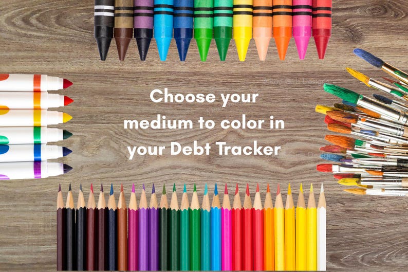 Debt Tracker Coloring Page Jelly Beans - Etsy
