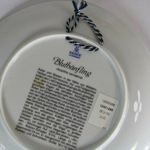 Set 4 Kaiser West Germany Porcelain Birds Plates Hand Paint Signed - Etsy