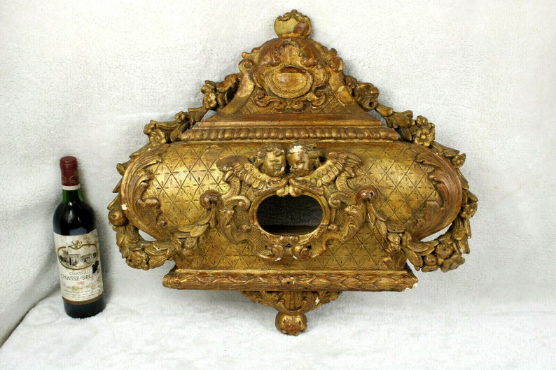 Antique 18thc Church Religious Relic Wood Carved Frame Wall - Etsy