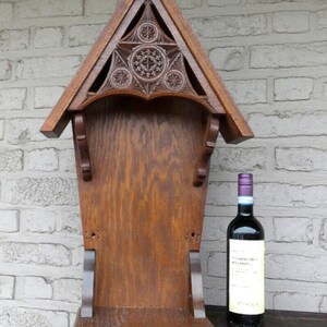 Antique Dutch Frisian Wood Carved Chapel Niche for Saint Crucifix ...