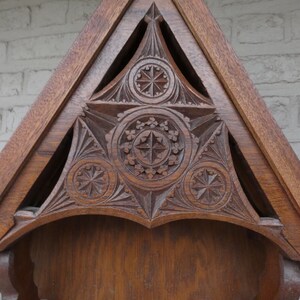 Antique Dutch Frisian Wood Carved Chapel Niche for Saint Crucifix ...