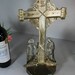 Antique Spelter Zinc Belgian Crucifix Calvary - Etsy