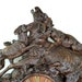 Xl Top Antique Black Forest Wood Carved Clock Hunting Scene - Etsy