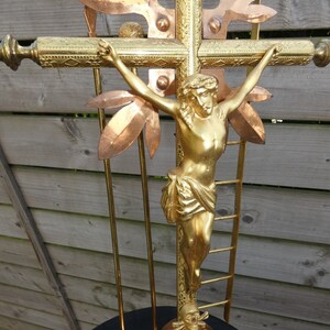 Antique French Copper Brass Altar Crucifix Tools Rare - Etsy