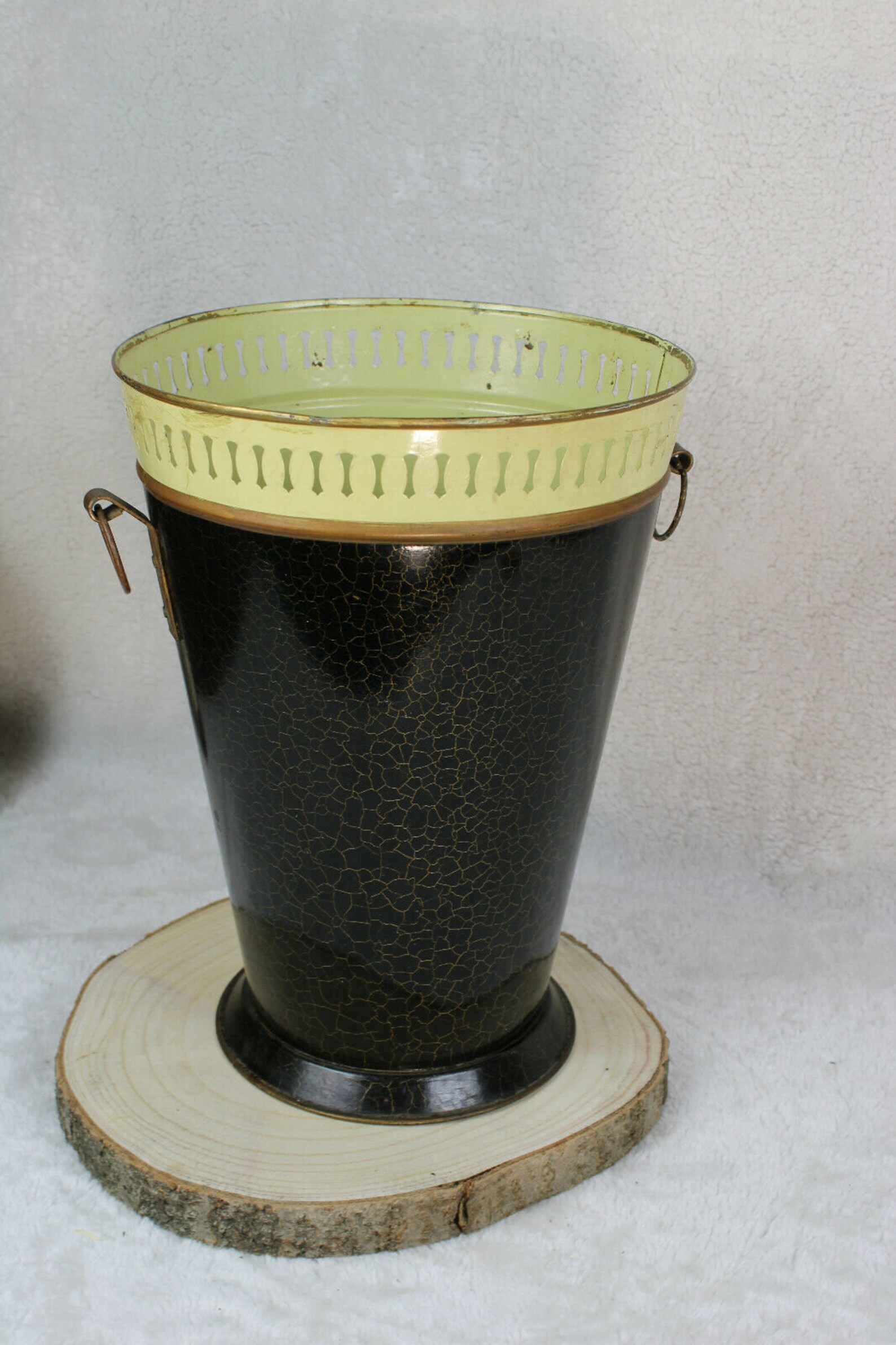 Antique French Enamel Floral Decor Umbrella Stand Holder - Etsy