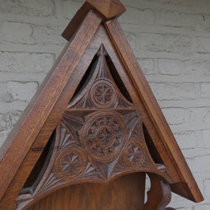 Antique Dutch Frisian Wood Carved Chapel Niche for Saint Crucifix ...
