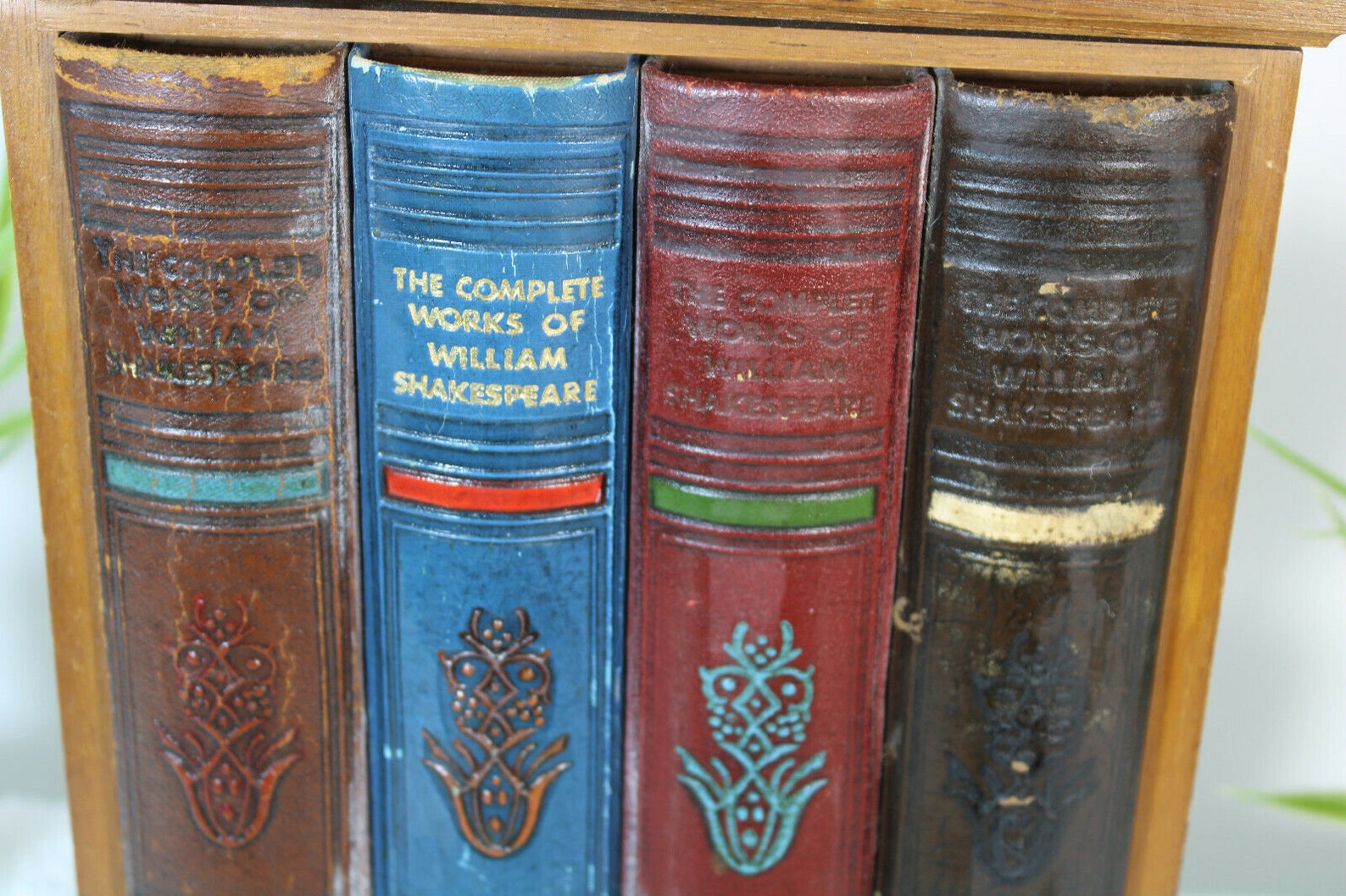 Vintage Shakespeare Fake Book Decanter Music Box Wood Glass - Etsy