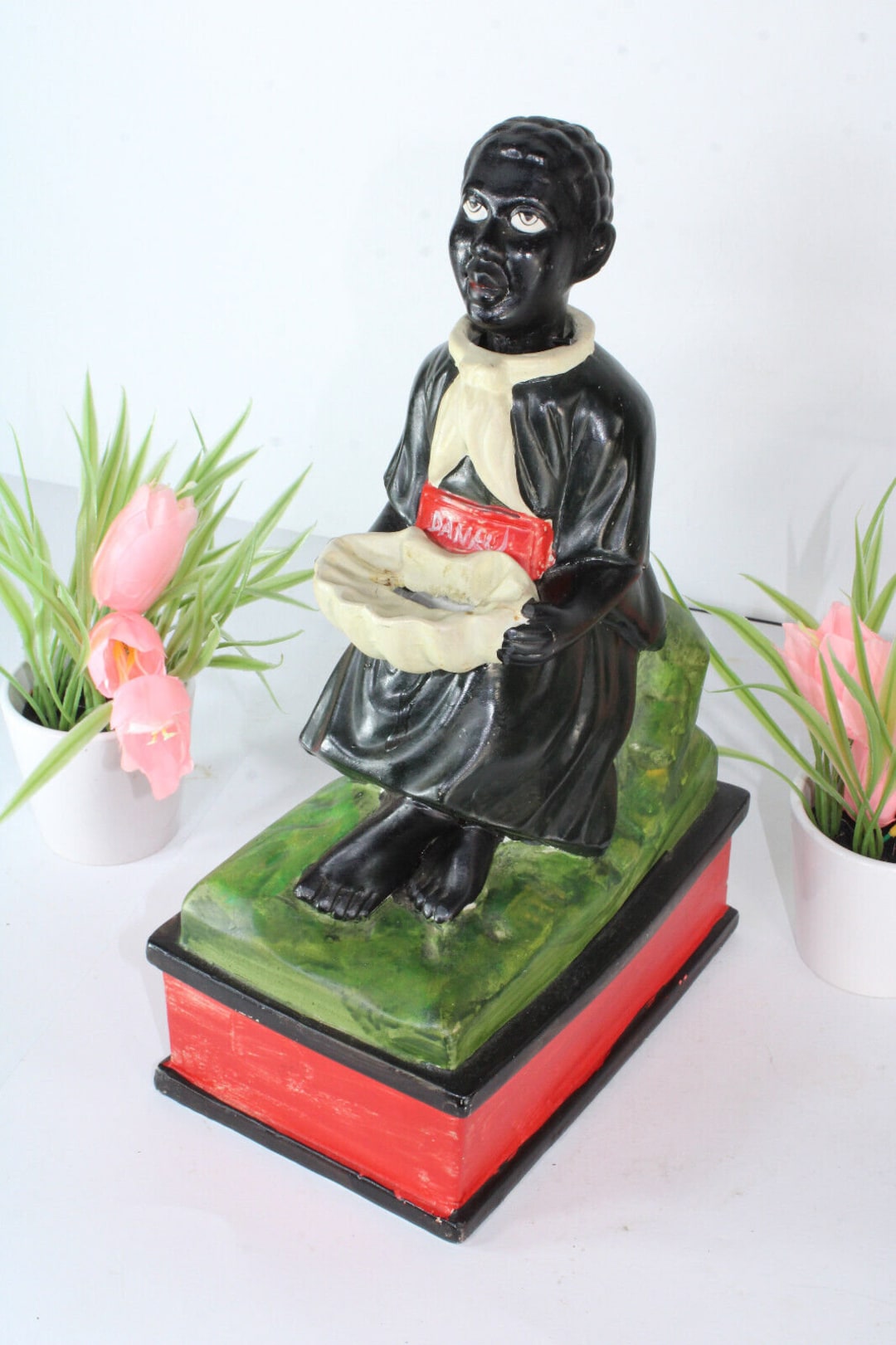 Antique Ceramic Missionary Nodding Boy Piggy Bank Religious Statue - Etsy