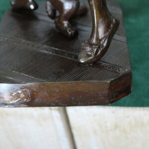 Vintage Bronze Art Deco Statue Dog Trainer Figurine After Bayre - Etsy