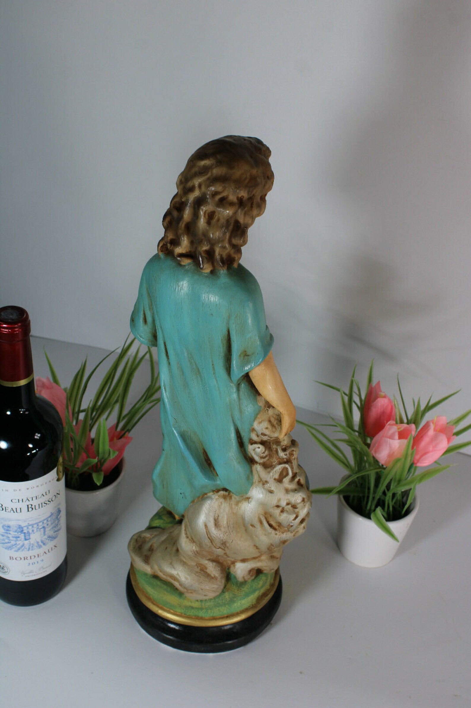 Antique French Chalkware Religious Statue of Young Jesus | Etsy