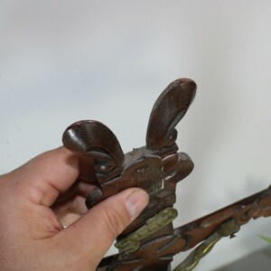Antique French Wood Carved Neo Gothic Crucifix Cross Religious - Etsy