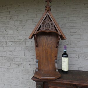 Antique Dutch Frisian Wood Carved Chapel Niche for Saint Crucifix ...