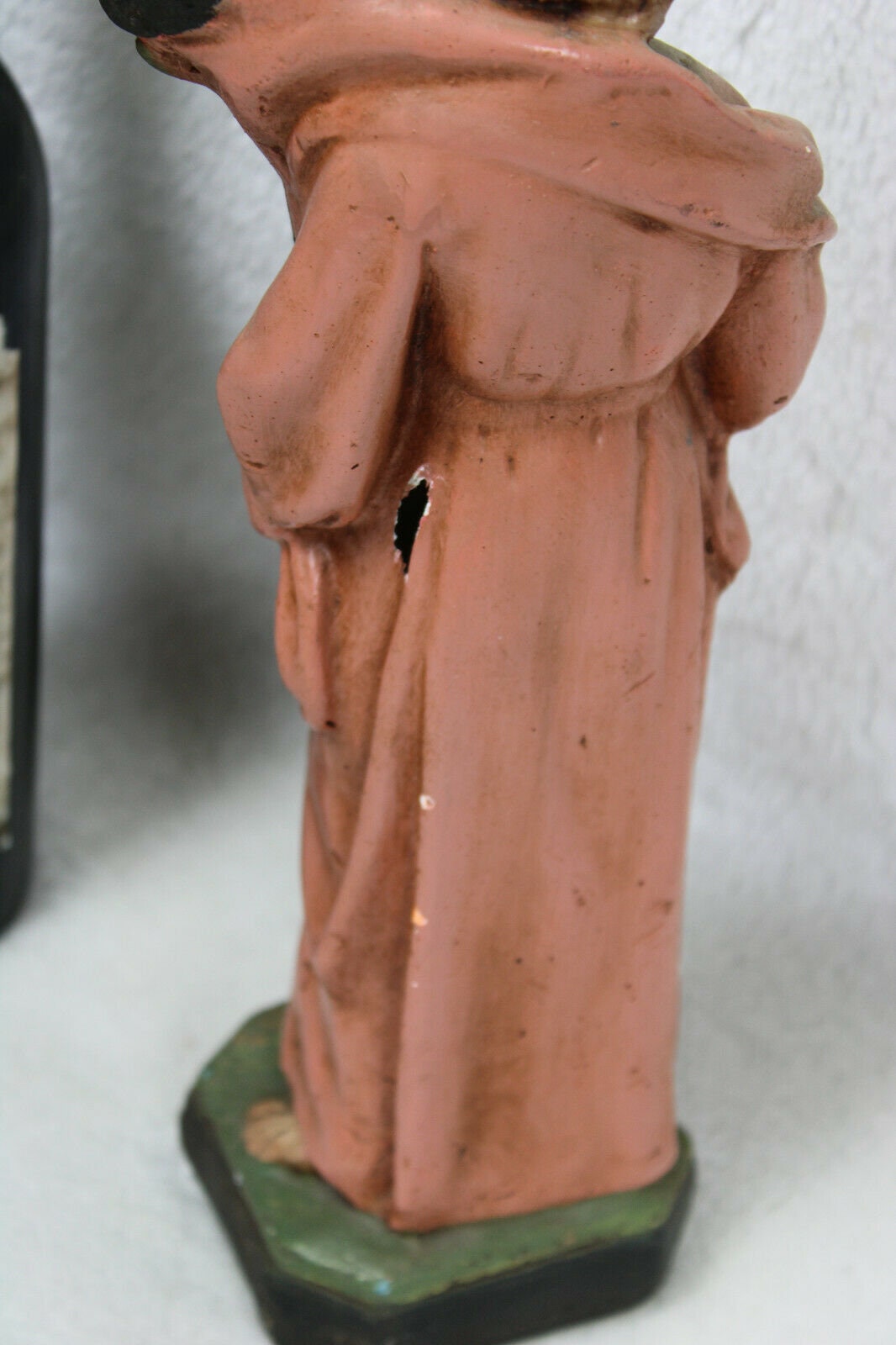 Antique french religious chalkware statue young jesus | Etsy