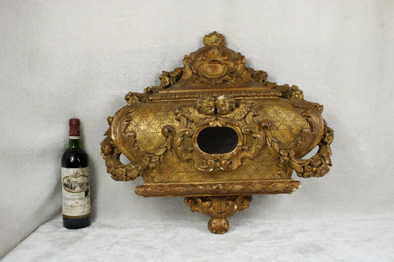 Antique 18thc Church Religious Relic Wood Carved Frame Wall - Etsy