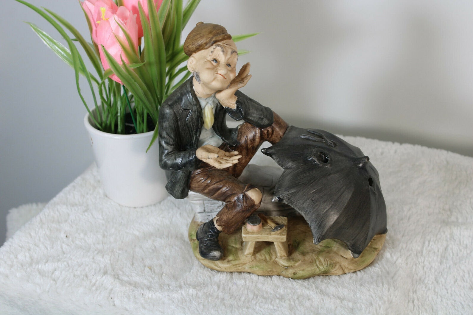 Vintage Italian Capodimonte Porcelain Statue Figurine - Etsy