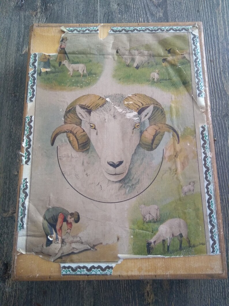 Antique French Puzzle Au Nain Bleu Paris Jigsaw Chromo | Etsy